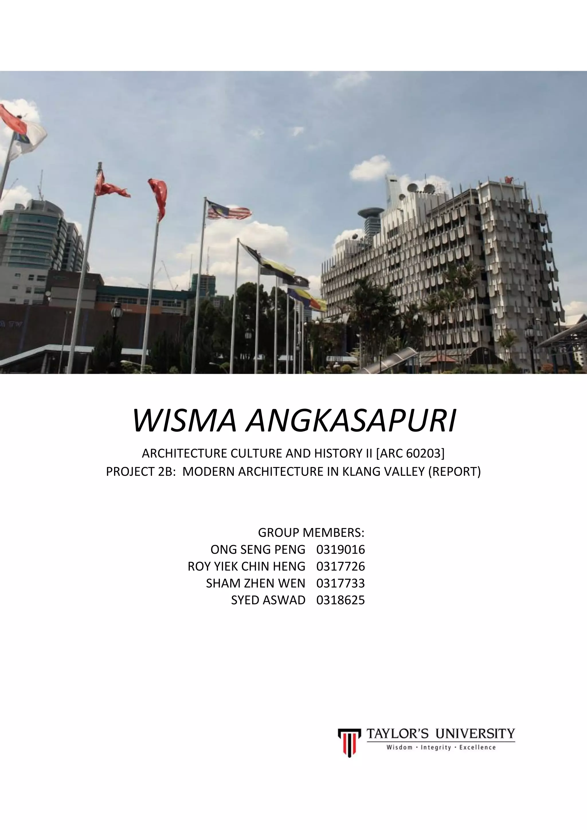 Angkasapuri final report | PDF
