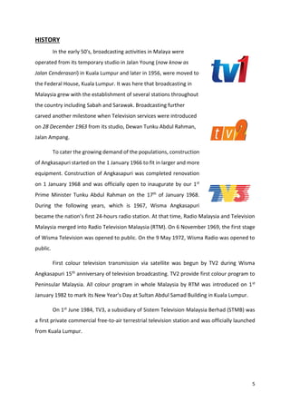 Angkasapuri final report | PDF