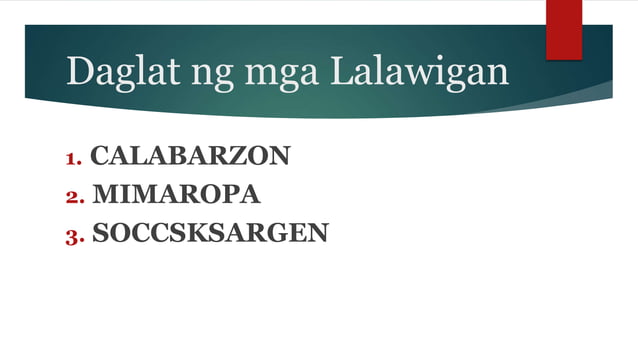 Ang Kasaysayan ng mga Lalawigan at Rehiyon | PPTX