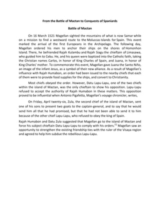 Ang kasunduan tordesillas | DOCX