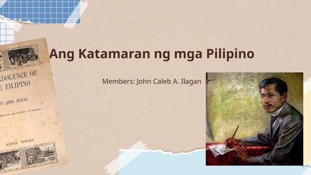 Ang Katamaran ng mga Pilipino by John Caleb Ilagan | PPTX