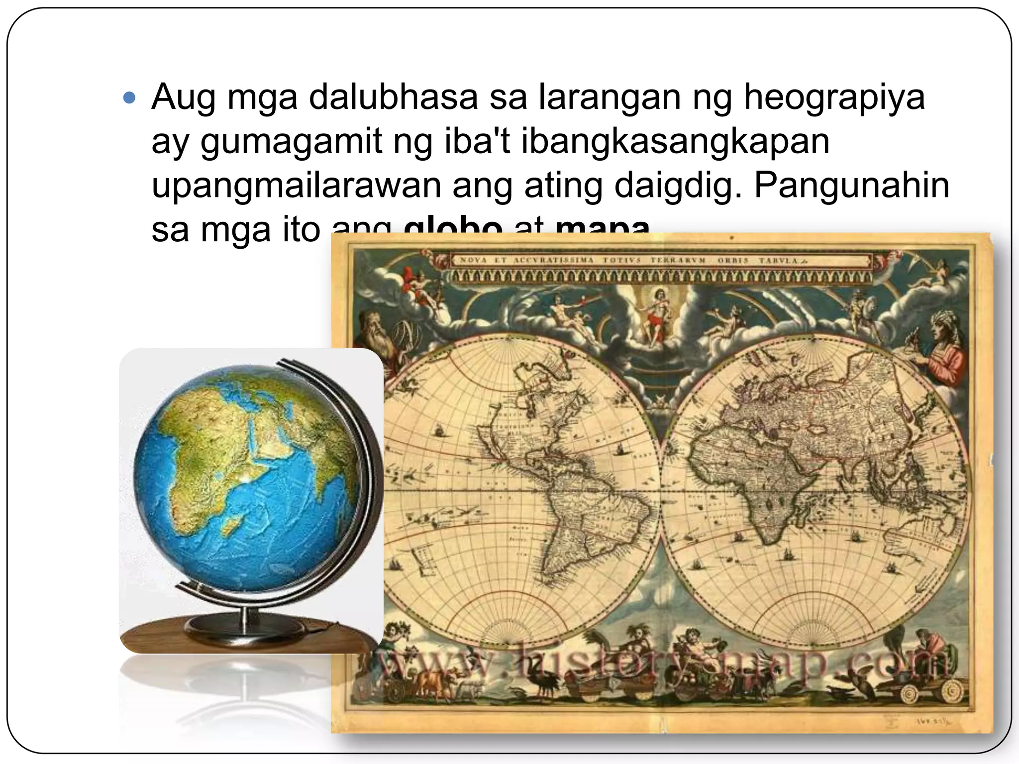 Ap III - Ang Katangiang pisikal ng Daigdig | PPTX