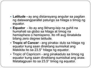 Ap III - Ang Katangiang pisikal ng Daigdig | PPTX
