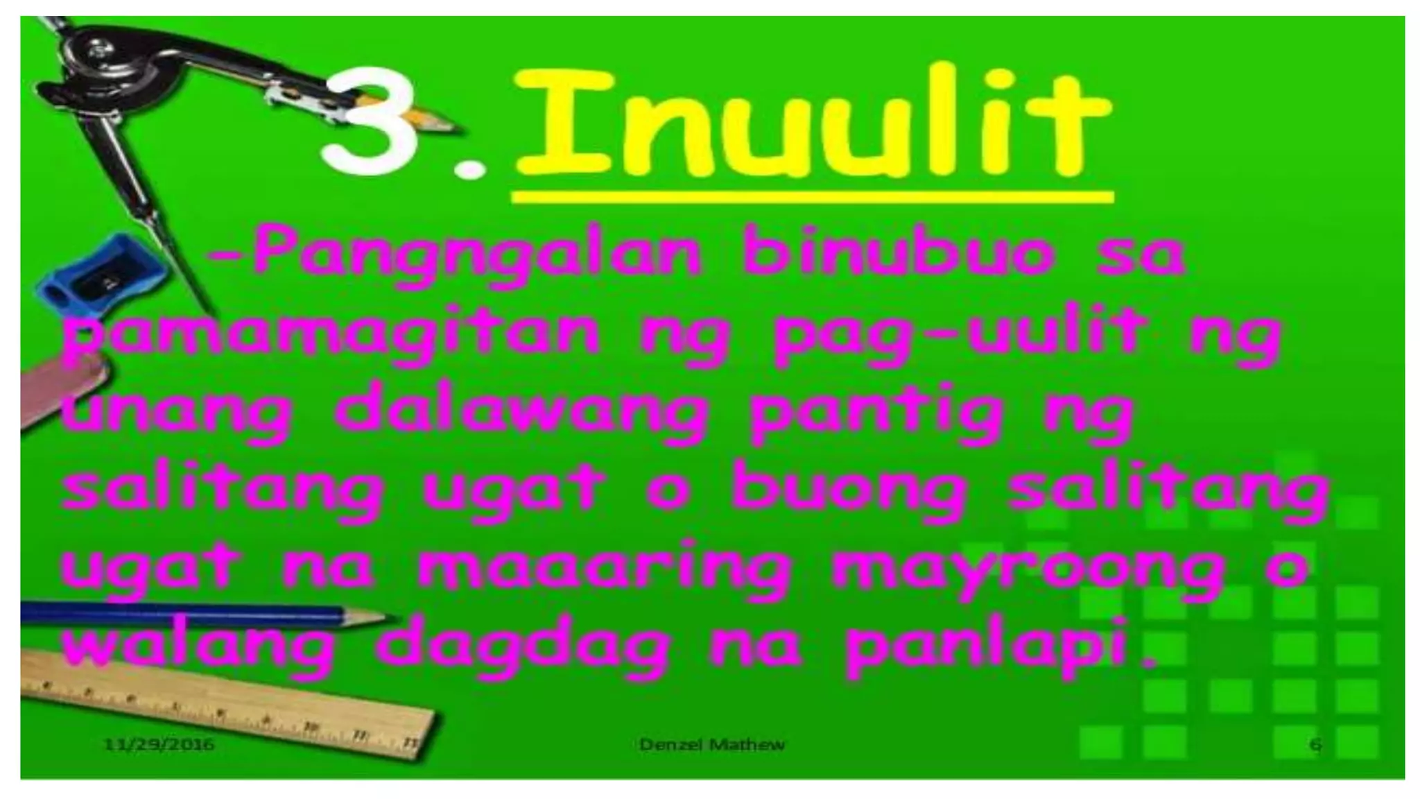 Ang Kayarian ng Pangngalan | PPTX