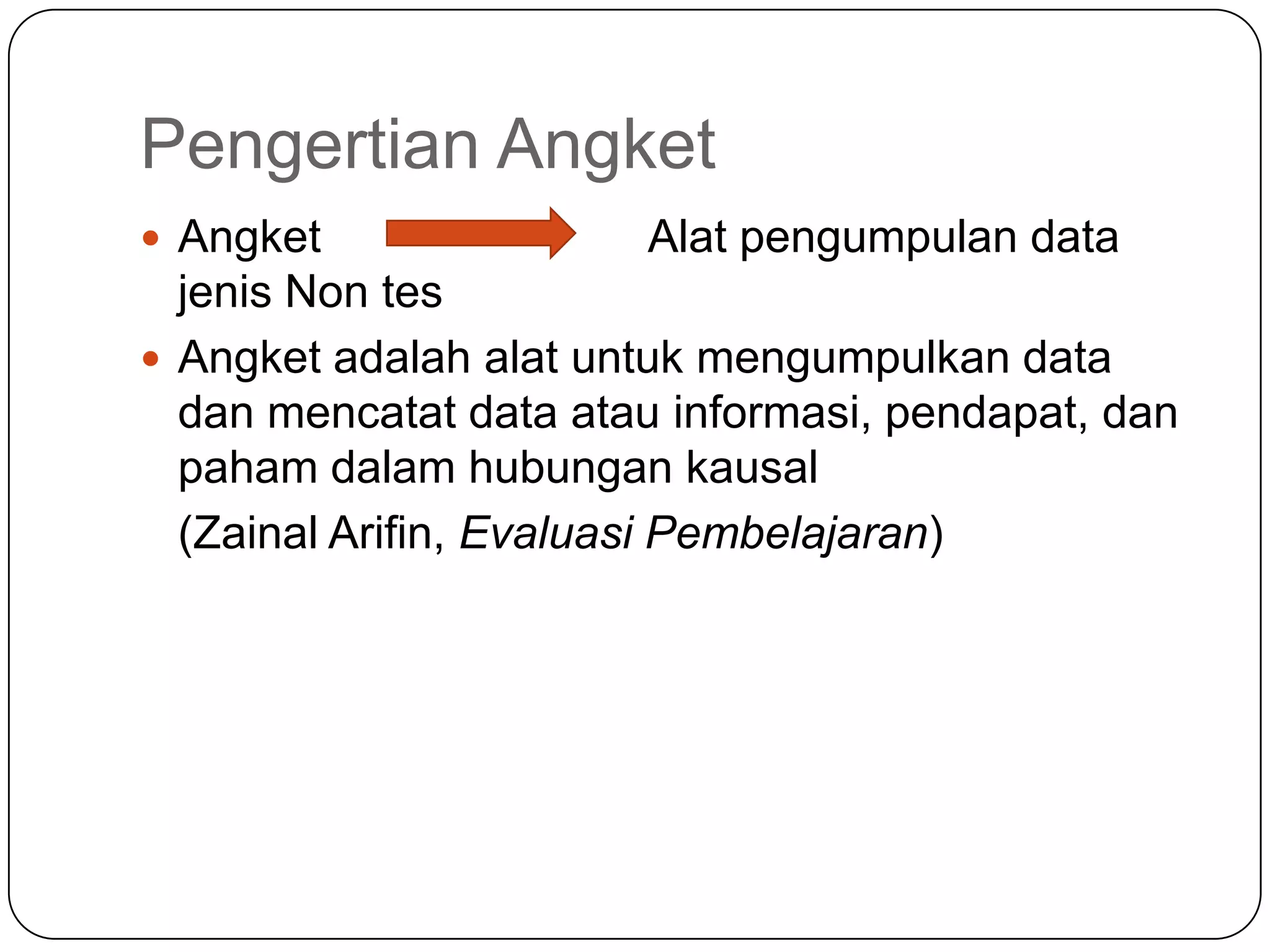 Angket | PPTX
