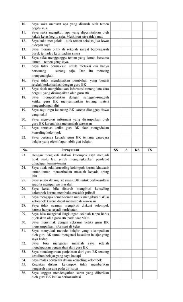 angket-bullying profil pelajar pancasila .docx