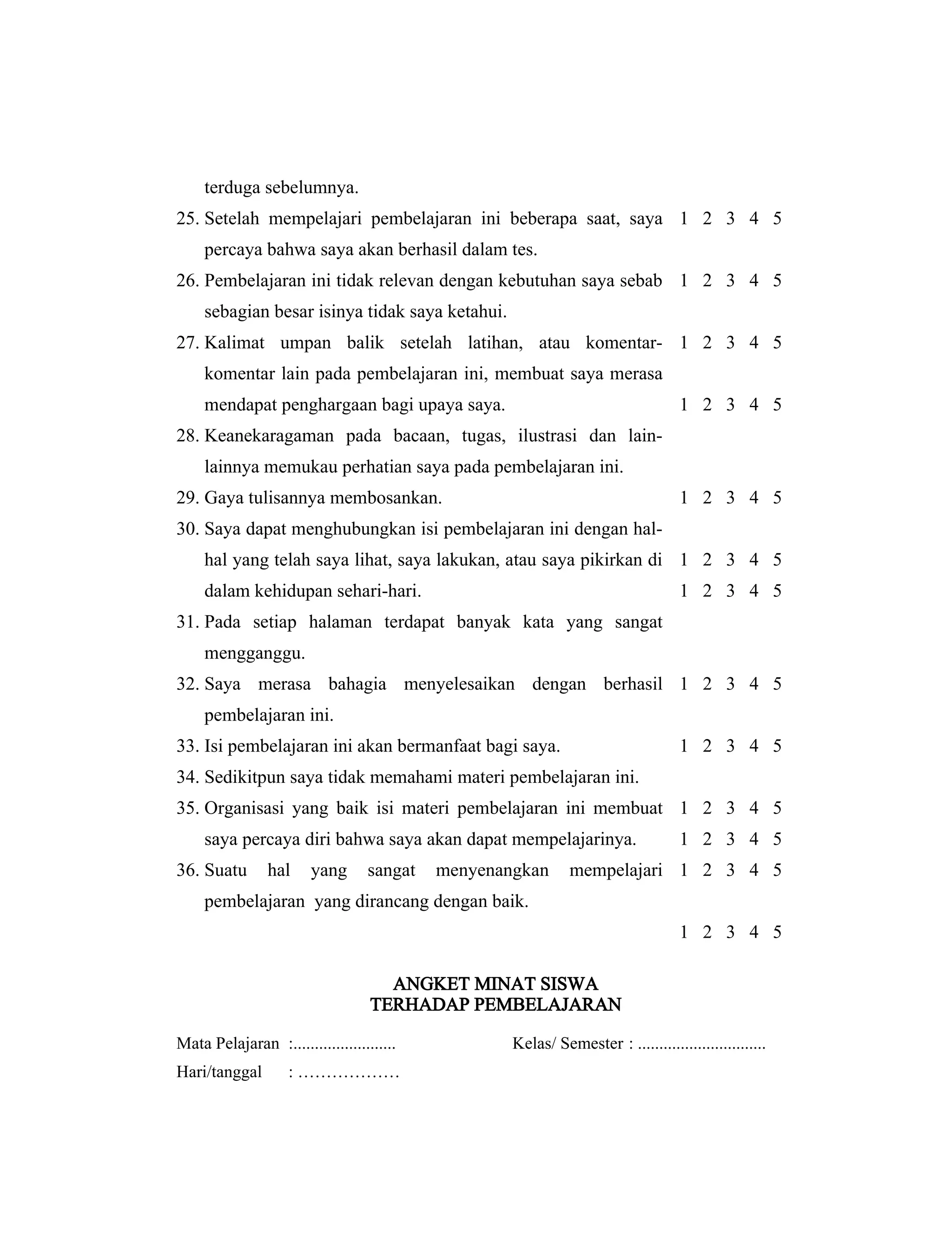 Angket model-arcs-untuk-mengukur-motivasi-belajar-dan-minat-belajar ...