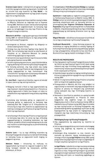 Ang Kilusang Propaganda | DOCX