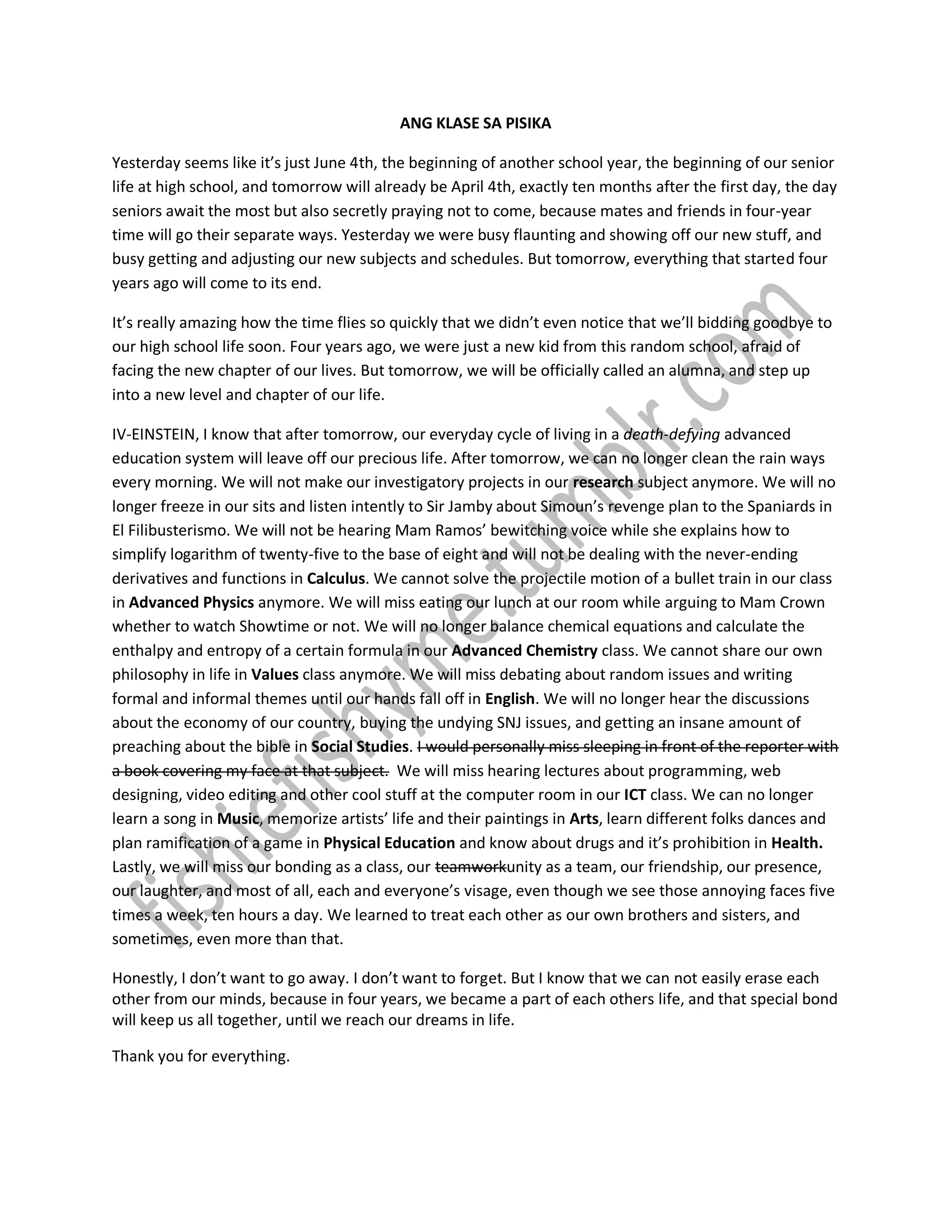 Ang klase sa pisika | PDF | Chemistry | Science