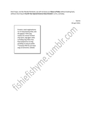 Ang klase sa pisika | PDF | Chemistry | Science