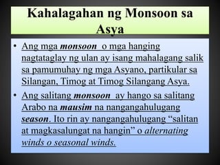 ANG KLIMA SA ASYA.pptx