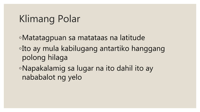 Ang klima sa bansang pilipinas | PPTX