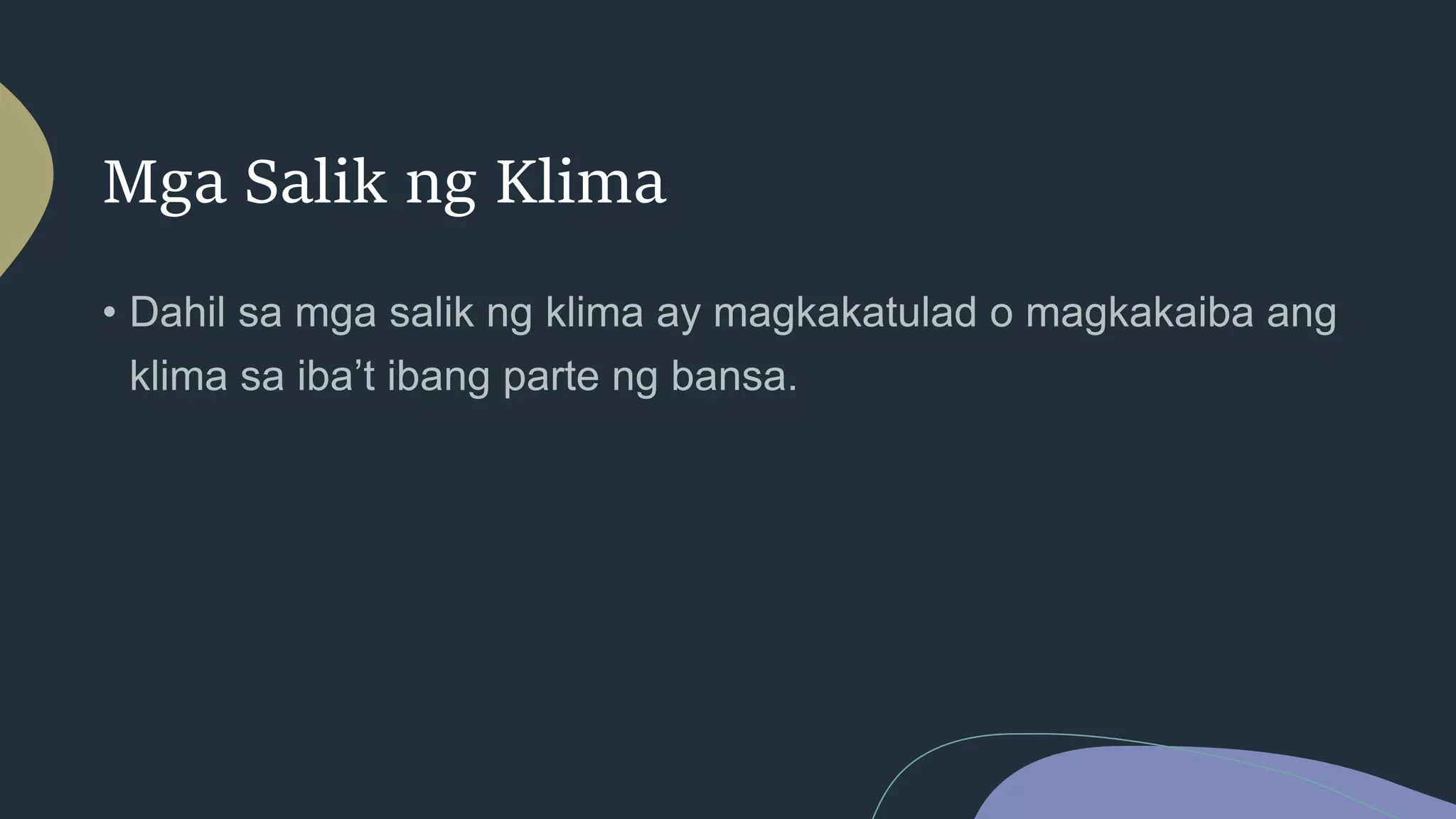 Ang Klima sa Pilipinas.pptx
