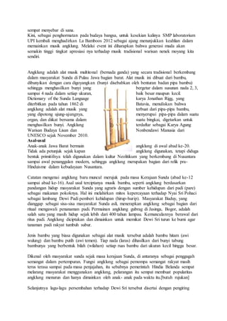 Angklung f | DOCX