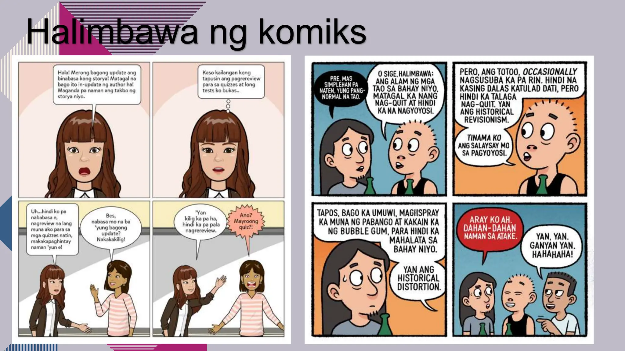 Ang KOMIKS SA LIPUNANG PILIPINO PPT56579 | PPTX