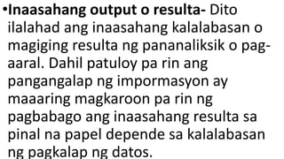 Ang konseptong papel | PPTX