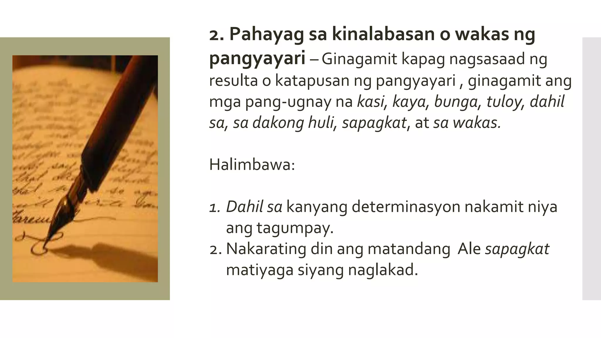 Angkop na pang ugnay sa pagsasalaysay | PPTX