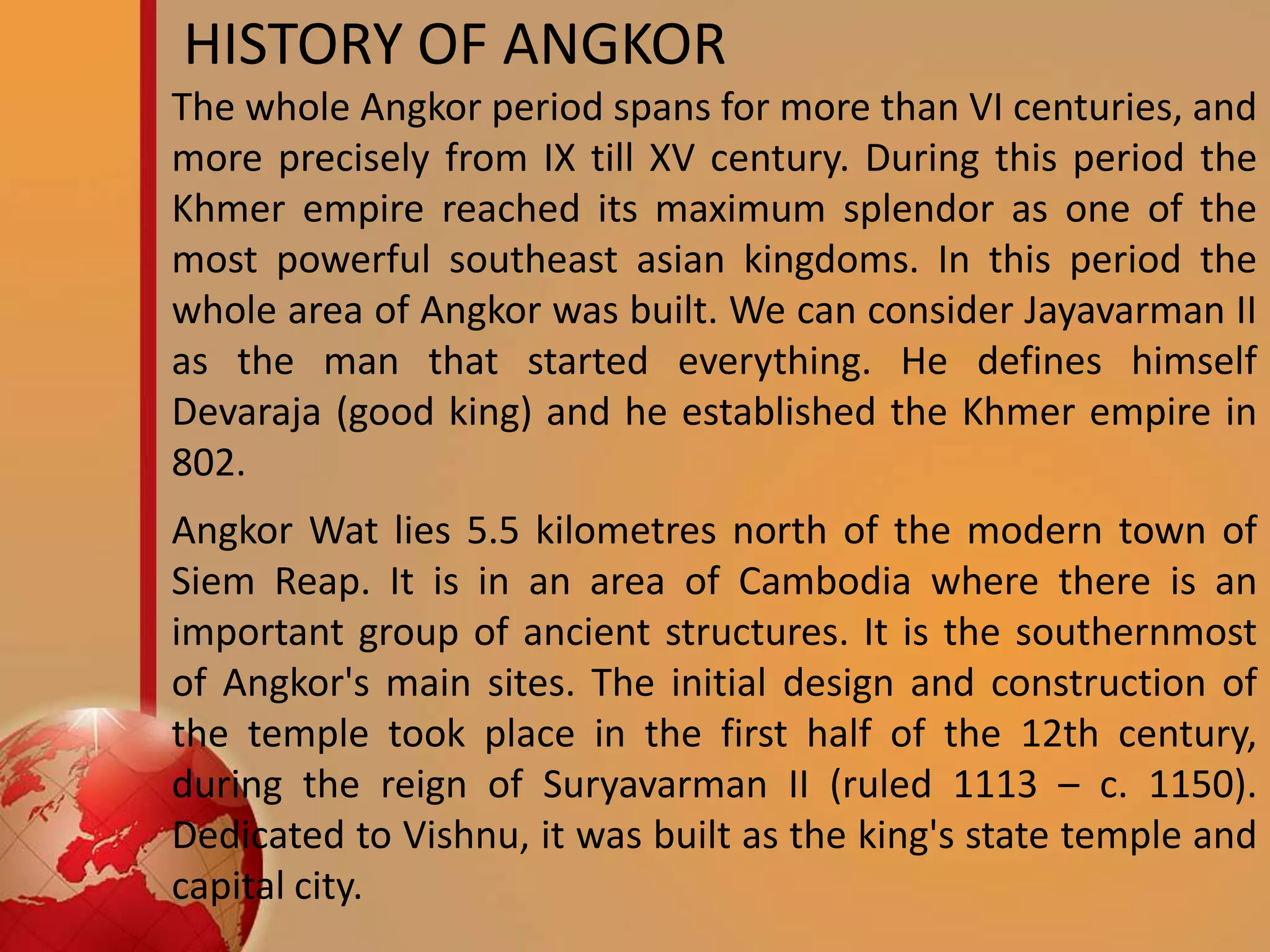 Angkor wat presentation-template | PPTX