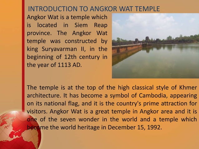Angkor wat presentation-template | PPTX