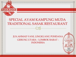 Angkringan bale lombok | PPT