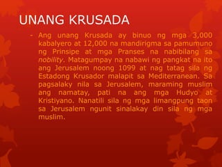 Ang krusada | PPTX