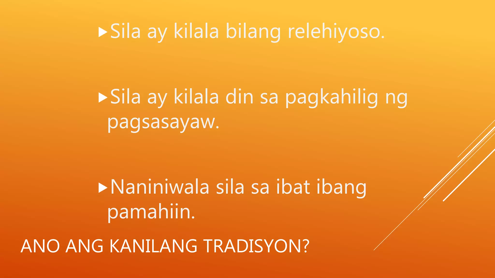 Ang kultura at tradition ng bicolano (tinapay) | PPTX