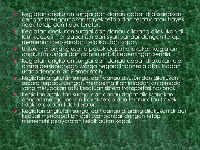 Angkutan sungai dan danau | PPTX