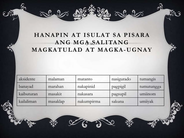 Ang kuwento ng isang oras | PPTX