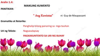 Ang kuwintas 2 | PPTX