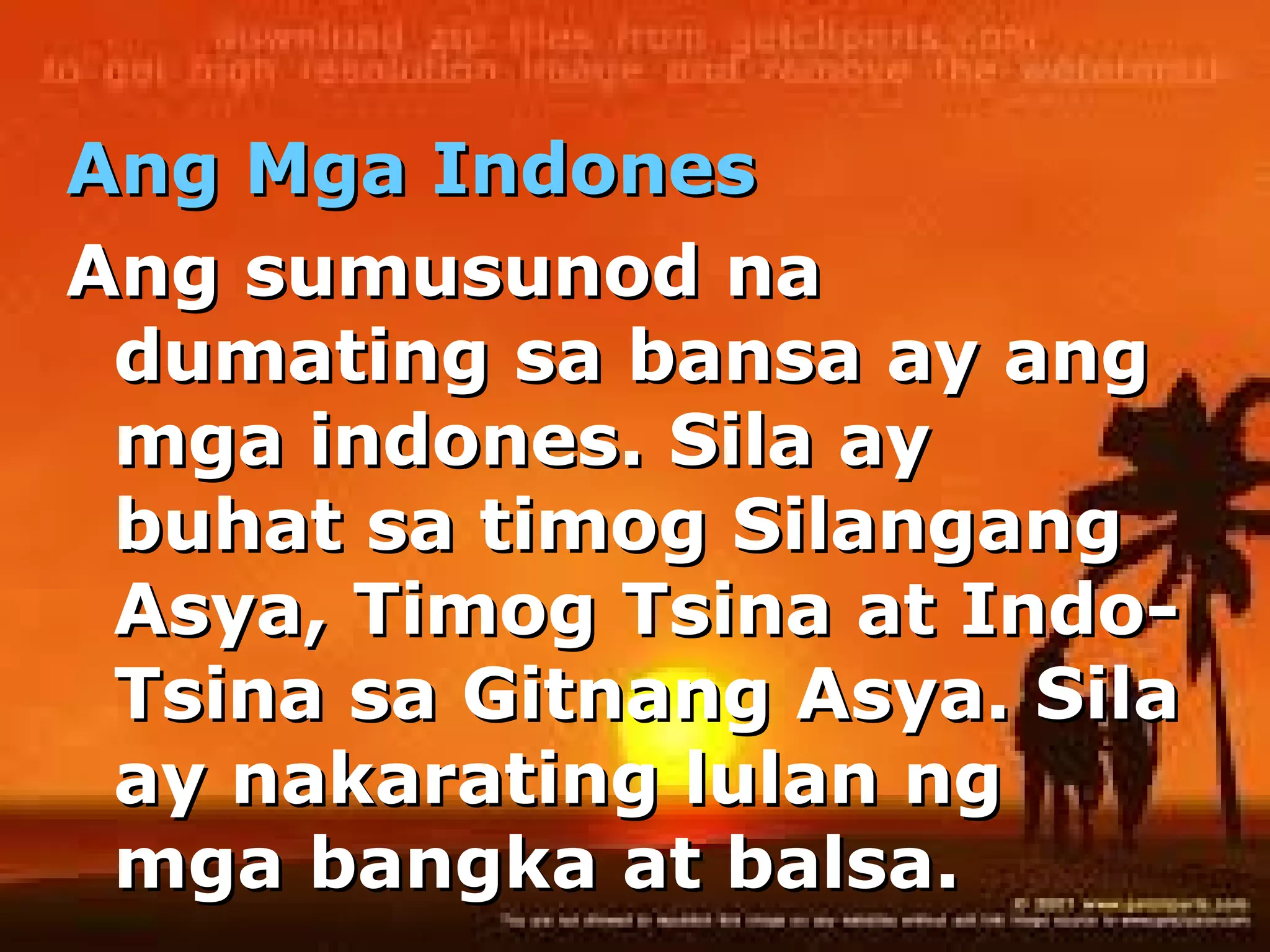 Ang lahing pilipino | PPT