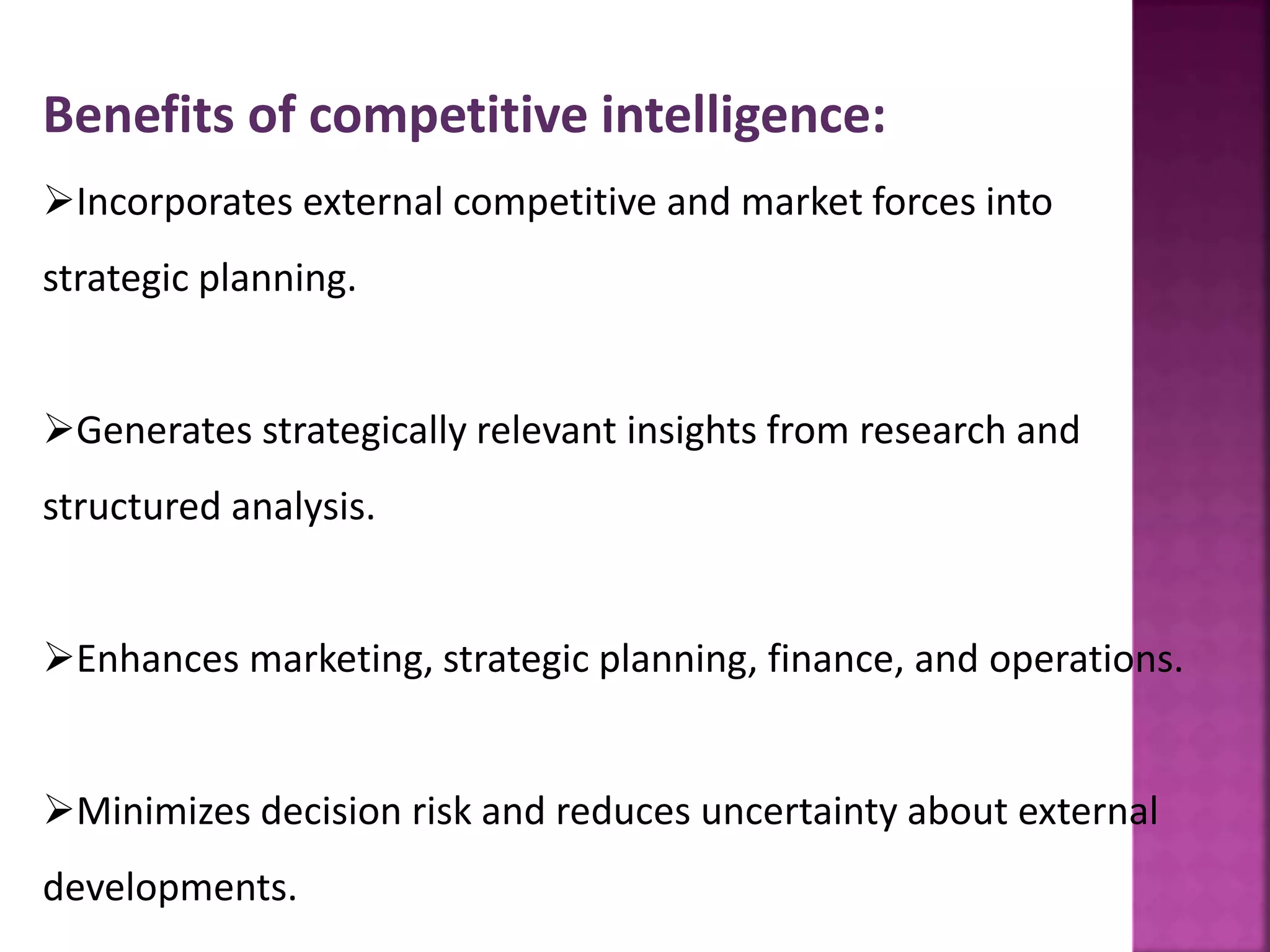 Pharmaceutical competitive intelligence | PPTX