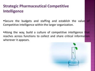 Pharmaceutical competitive intelligence | PPTX