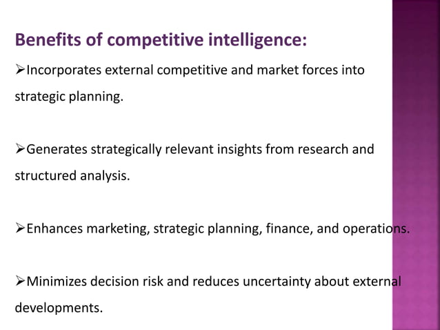 Pharmaceutical competitive intelligence | PPTX