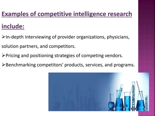 Pharmaceutical competitive intelligence | PPTX