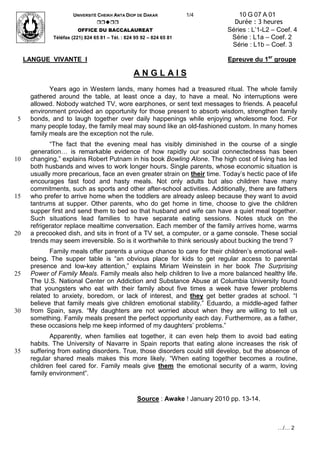 Anglais lvi 1er_groupe_2010 | PDF