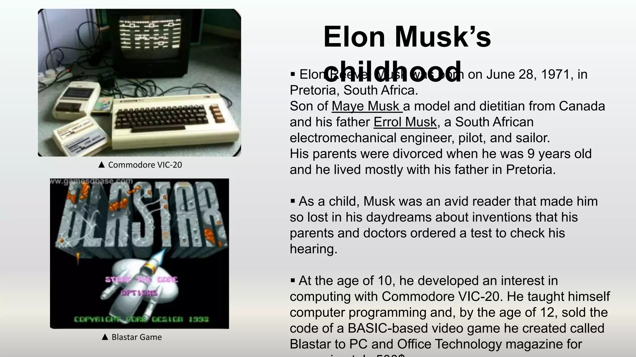 Presentation About Elon Musk | PPTX