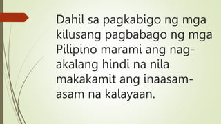 Ang Layunin at Resulta ng Pagkakatatag ng Kilusang.pptx