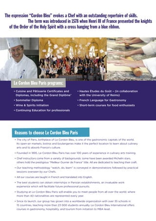 Le Cordon Bleu Paris 2011 | PDF