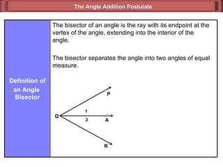 Angle Addition Postulate Proof