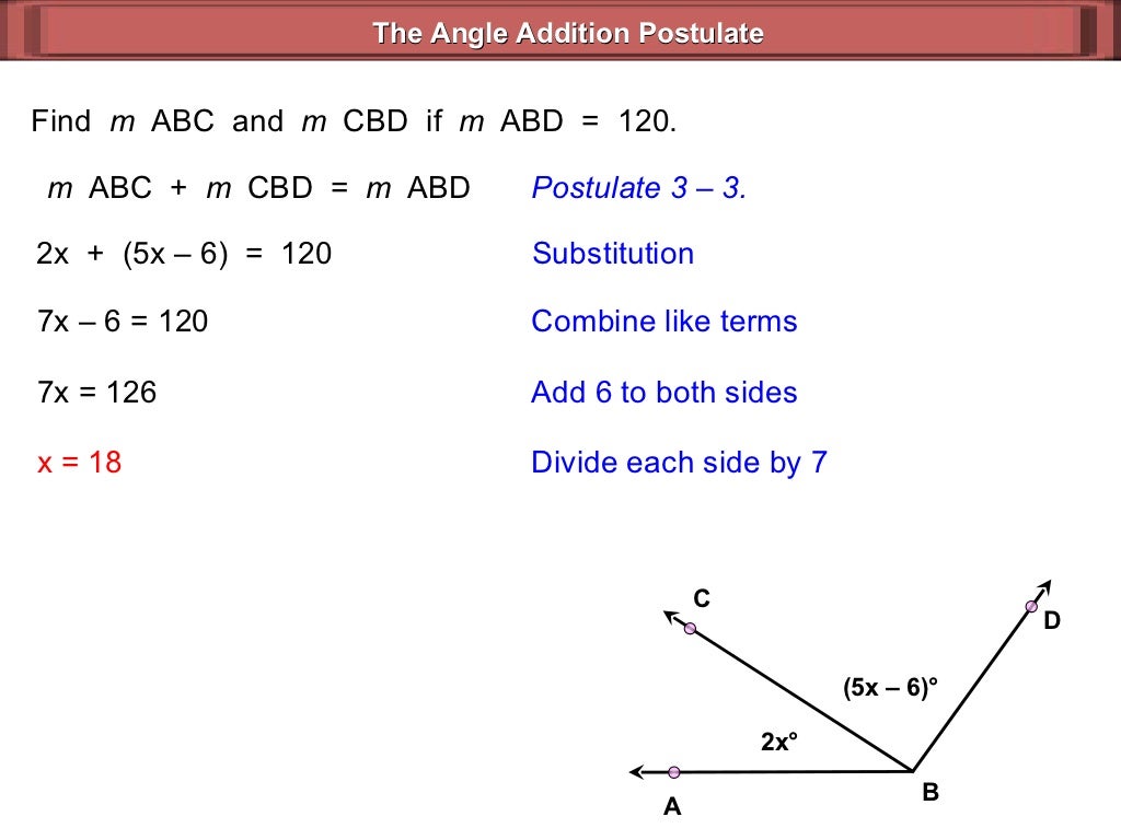 Angle Addition Postulate Geometry 3 3 Angle Addition Postulate Geometry 3 3