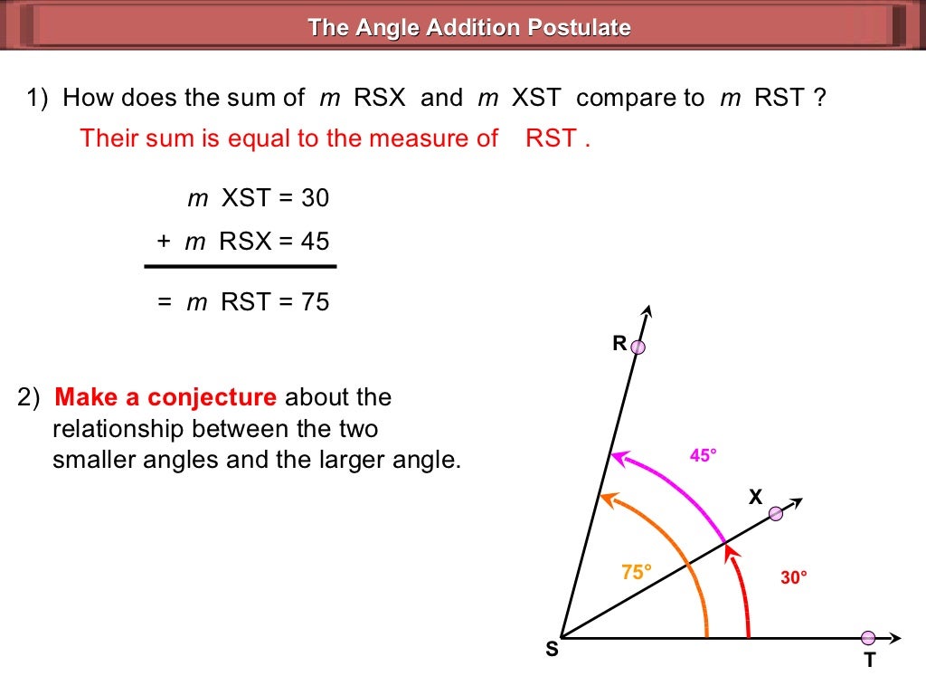 Angle Addition Postulate Geometry 3 3 Angle Addition Postulate Geometry 3 3