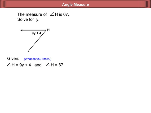 Angle Measure (Geometry 3_2) | PPT