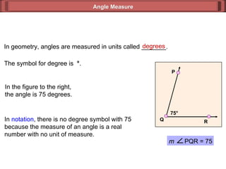 Angle Measure (Geometry 3_2) | PPT