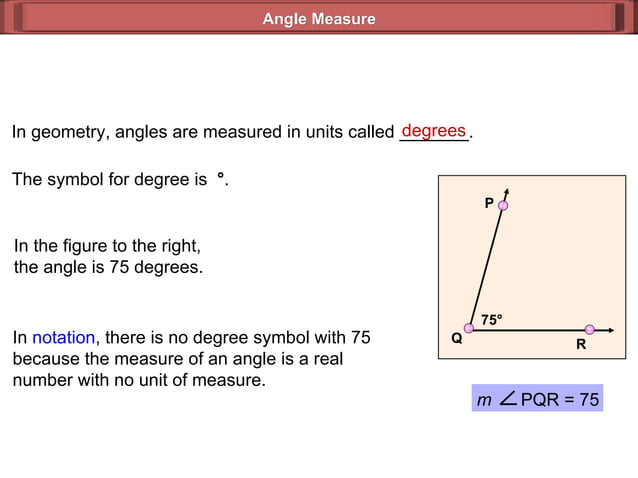 Angle Measure (Geometry 3_2) | PPT