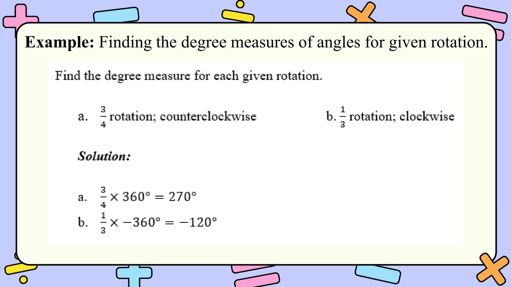 Angle Measures - Definition - Computation | PPT