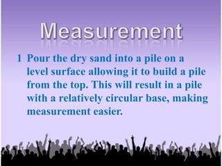 Angle of Repose | PPTX