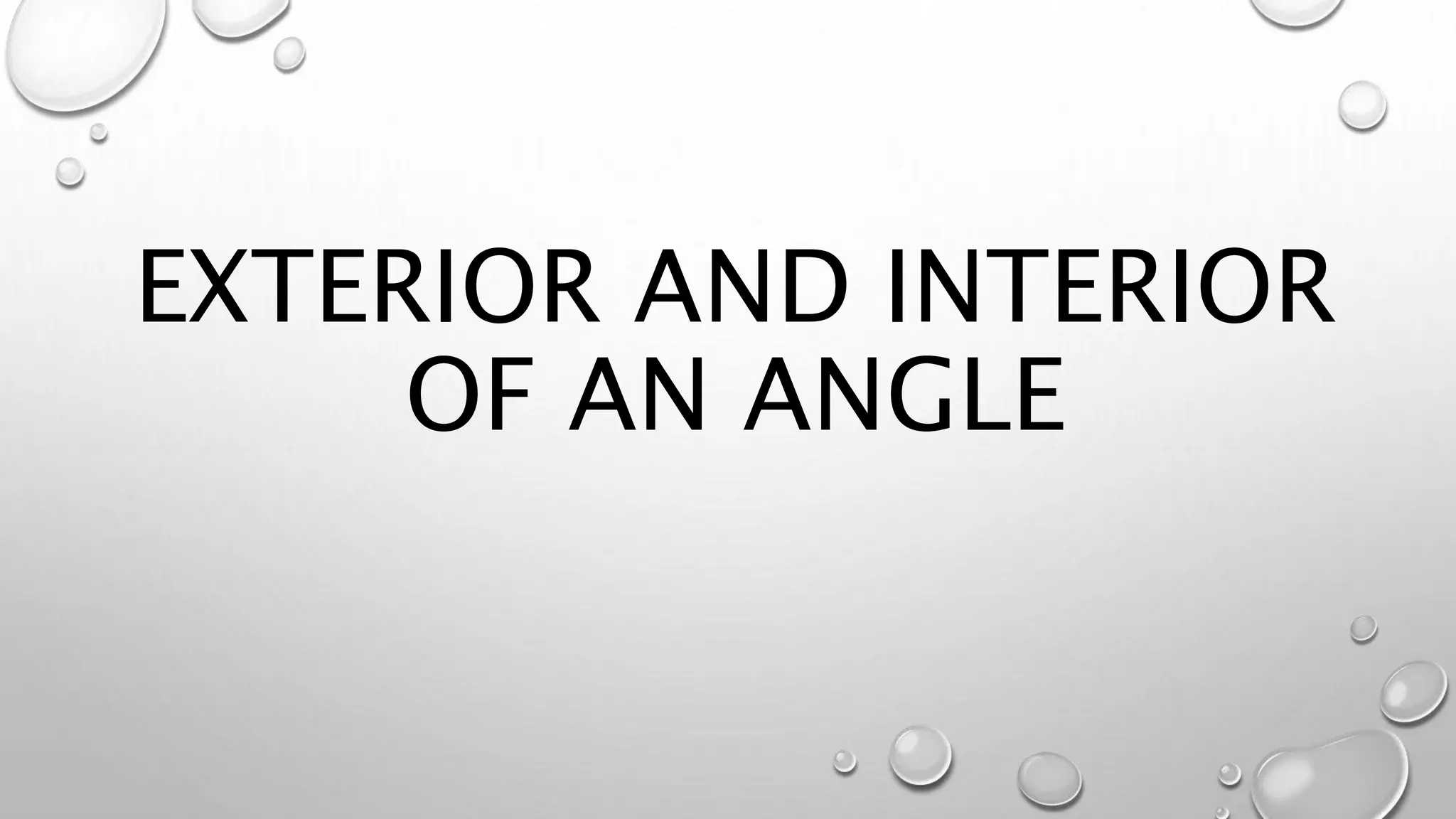 Angle and angle measures | PPTX