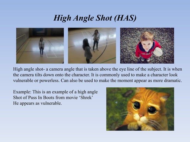 Angle and shot guide | PPT