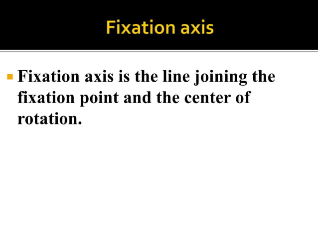 Angle & Axis of Eyeball | PPTX
