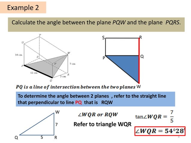 Angle between two planes | PPT